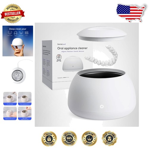 Pod Cleaner Machine: Ultrasonic Retainer & Dental Appliance Deep Clean ...