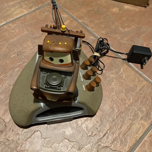 Disney Cars C300ACR Talking Tow Mater Tire Radio Digital Alarm Clock ...
