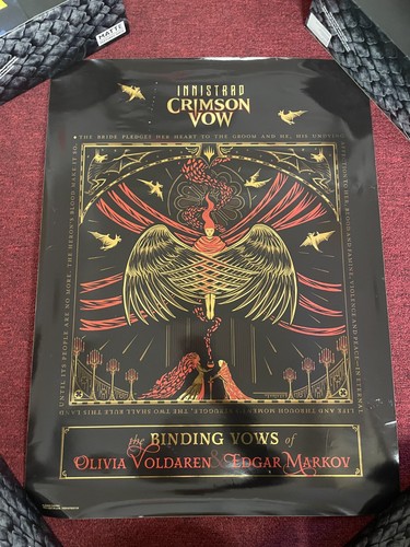 MTG - Crimson Vow Promo Poster | eBay
