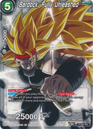 Bardock, Fully Unleashed (Reprint) Common Mythic Booster Dragon Ball ...
