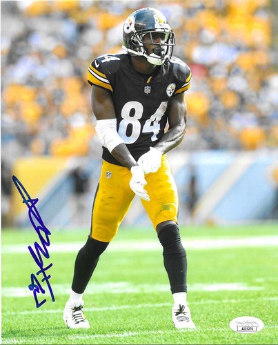PITTSBURGH STEELERS- ANTONIO BROWN SIGNED AUTOGRAPH 8x10 PHOTO PICTURE ...