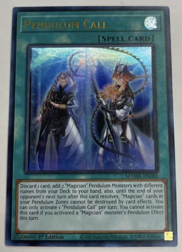 🔥Yugioh Pendulum Call MAMA-EN085 ULTRA RARE 1ST EDITION | eBay