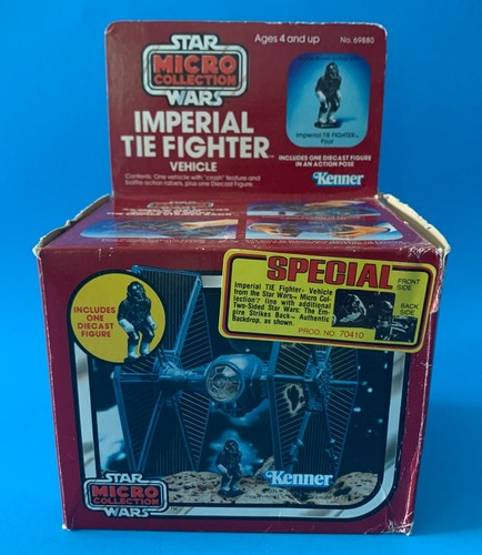 STAR WARS 1982 KENNER MICRO COLLECTION IMPERIAL TIE FIGHTER SPECIAL ...