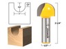 1-1/4" Diameter Core Box Router Bit - 1/2" Shank - Yonico 19106 ...