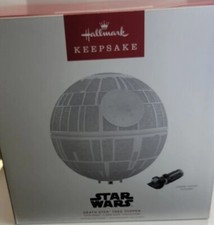 Star Wars Hallmark Death Star Musical Tree Topper
