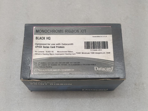 Black Monochrome Ribbon for Datacard 533000-053 1500 Prints Cd800 Cd810 ...