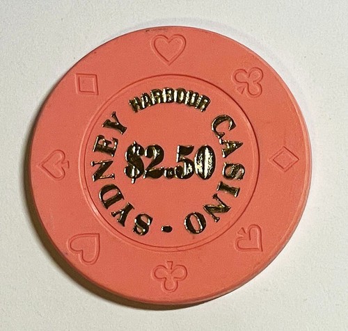 Sydney Harbour Casino (Austrailia) $2.50 "Snapper" Casino Chip | eBay