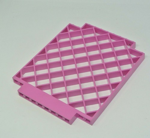 LEGO Belville: 12 x 1 x 12 Mesh Panel - Ref 6165 Dark Pink - Set 5880 ...