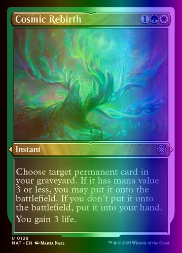 MTG Cosmic Rebirth (128/230) March of the Machine The Aftermath LP FOIL ...
