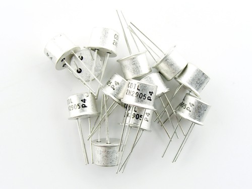 10x 2N2905 PNP Silicon General Purpose Transistor TO-39 Metal CAN; CDIL ...