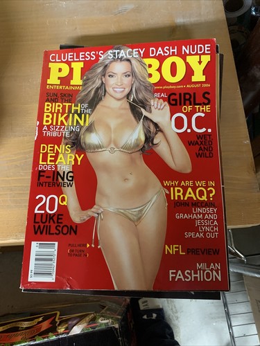 Playboy August 2006 Playmate Stacey Dash Nude Nicole Voss Centerfold 3643