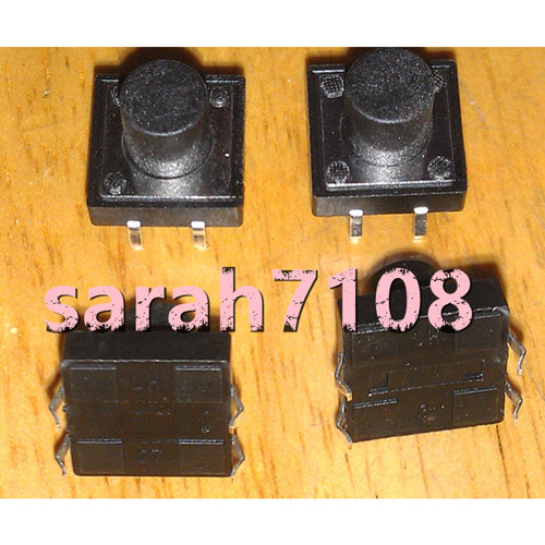 20PCS NEW In-line Tap Switch 12X12X9.5 4-pin 12x12x9.5 Key Switch #CZ ...
