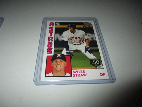 Myles Straw 2019 Topps 150 Years Stamp RC #84R-MS /150 | eBay