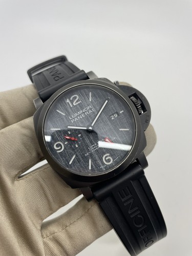 2020 Panerai Luminor GMT Luna Rossa Black Automatic Watch PAM01036 ...