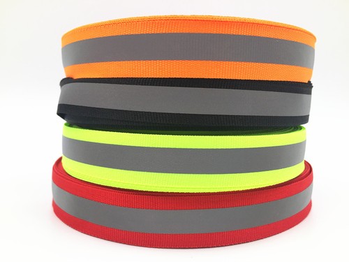 5-50 yards 20MM Reflective Tape Strip Sew-On Fabric Trim Safty Vest ...