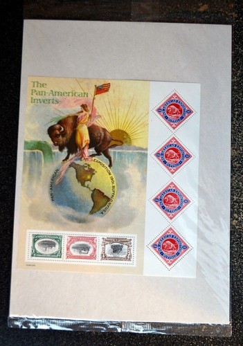 2001USA #3505 The Pan American Inverts - Sheet of 7 Mint (PO Sealed ...