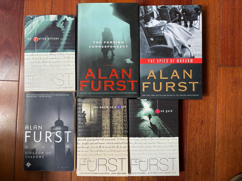Alan Furst Lot of 6: Kingdom of Shadow,The Polish Officer, Dark Star ...