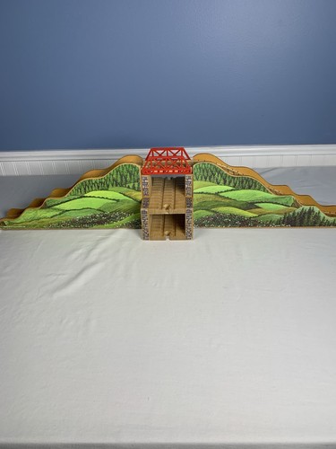 Thomas Friends Wooden Railway MOUNTAIN OVERPASS CLICKITY TRACK TRAIN ...