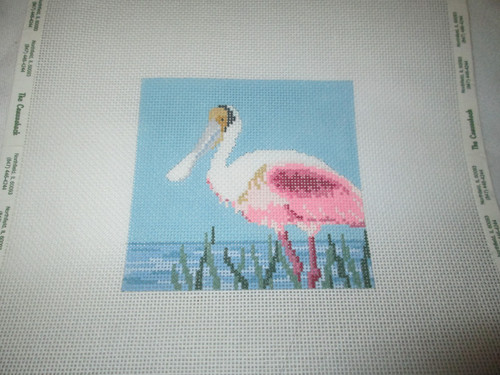 SPOONBILL-SUSAN ROBERTS-HANDPAINTED NEEDLEPOINT CANVAS | eBay