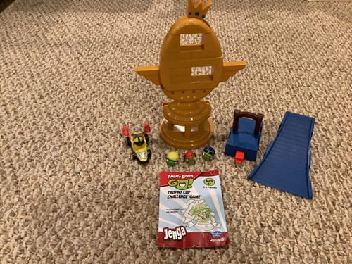 Angry Birds Go Jenga Trophy Cup Challenge Game COMPLETE Hasbro NO BOX ...