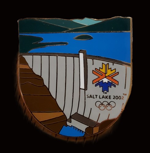 2002 SALT LAKE CITY OLYMPIC LAKE POWELL/GLEN CANYON DAM PIN/PINS NEW ...