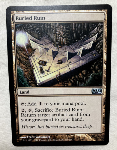 MTG Buried Ruin x1 - M12 | eBay