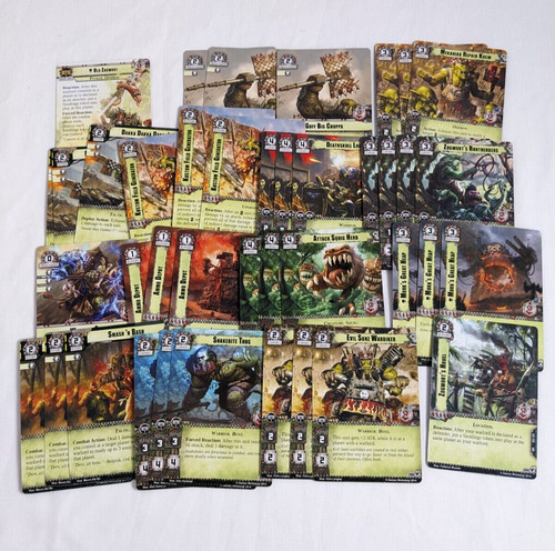 WARHAMMER 40K CONQUEST LCG Lot Of Orks Cards From Warlord Cycle FFG | eBay