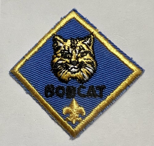 Vintage Bobcat Cub Scout Rank Patch Badge Diamond Boy Scouts of America ...
