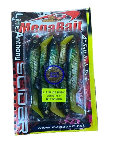 MEGABAIT LA Little Anthony Slider Swimbaits Lure 5 Pack Discontinued ...