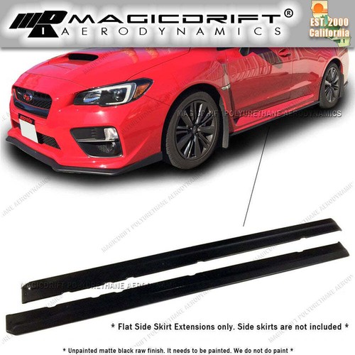 For 15-21 Subaru Impreza WRX STi JDM Style Rocker Panels Side Skirts ...