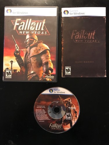 Fallout New Vegas Computer Game Windows PC DVD-ROM w/Slipcover Video ...