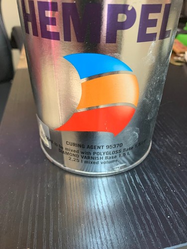 Hempel Curing Agent 95370 750ml to be mixzed with POLYGLOSS or DIAMOND ...