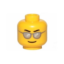 LEGO Sets with Part 3626bpx319 Minifig Head with Silver Sunglasses and ...