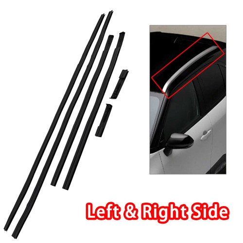 LH & RH For TOYOTA 2008-2013 HIGHLANDER CENTER ROOF DRIP SIDE FINISH ...
