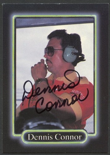 Dennis Connor #123 signed autograph auto 1990 Maxx NASCAR Racing ...