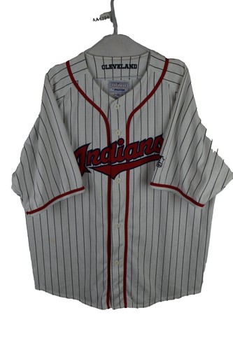 Starter Cleveland Indians Baseball Jersey Mens XL MBL Vintage Sports | eBay