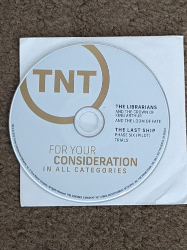 "Librarians & Last Ship"! RARE TNT DVD! Emmy Preview DVD! 2 Episodes of ...
