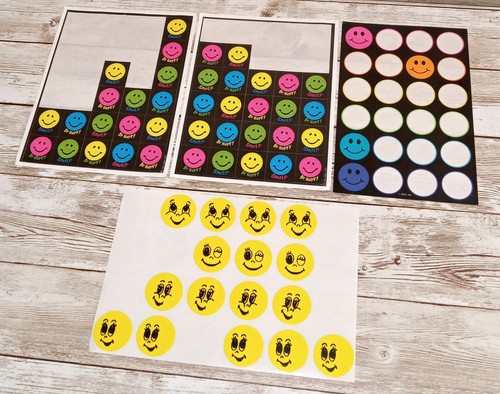 Lot of 4 Vintage Hallmark Cards & AGC Smiley Face Partial Sticker ...