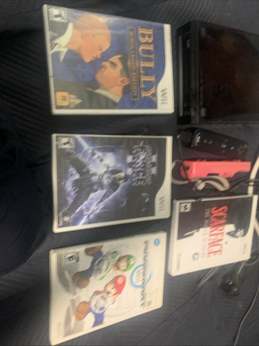 Nintendo Wii Console Bundle Lot with tons Games, very used some flaws ...