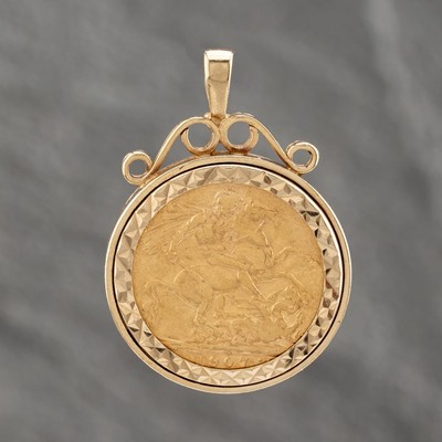 full gold sovereign mount products for sale | eBay