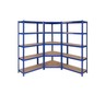 Heavy Duty 5 Bay Garage Corner Racking Kit 1800mm x 900mm / 840mm x ...