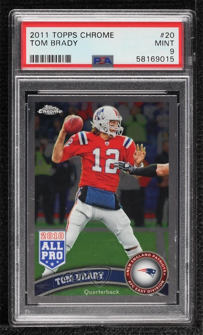 Tom Brady 2011 Topps Chrome #20 Base PSA 9 Price Guide - Sports Card ...