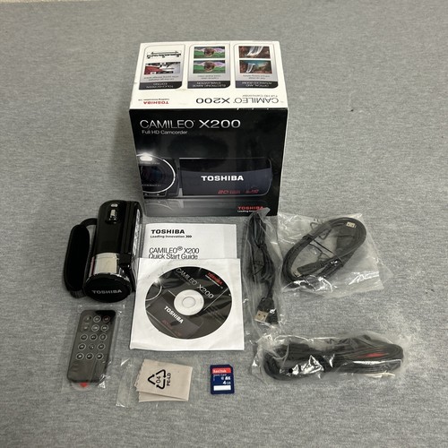 Toshiba Camcorder Camileo X200 Full HD Camera Video Recorder | eBay