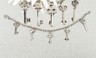 STERLING SILVER KEYS CHARM | eBay