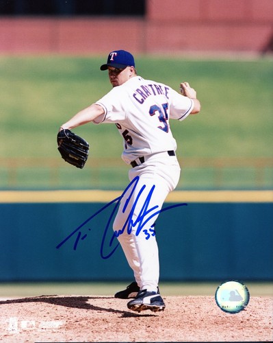 Tim Crabtree Autographed 8x10 Texas Rangers #1 | eBay