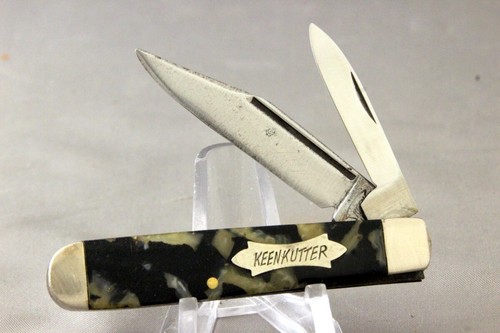 KEEN KUTTER JACK KNIFE, 2 Blades, Faux-Tortoise Handles, 1940-1960 | eBay