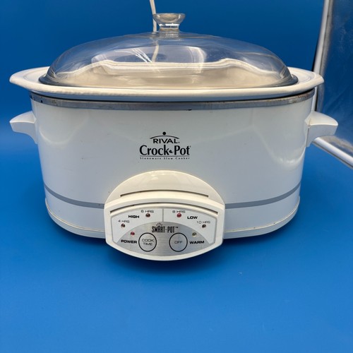 Rival Crock-Pot 3860 Smart-Pot 6 Qt White Digital Slow Cooker - Tested ...