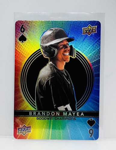 2022 Upper Deck Goodwin Champions Brandon Mayea Playing Card 6 of ...