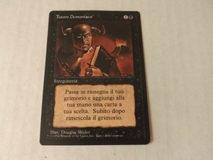 Demonic Tutor Magic: The Gathering Revised Edition Rare Collectible ...