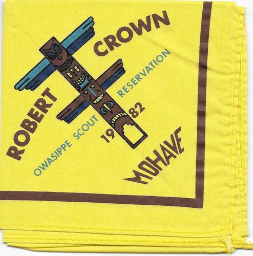 1982 Owasippe Reservation Chicago Area Council Neckerchief Boy Scout of ...
